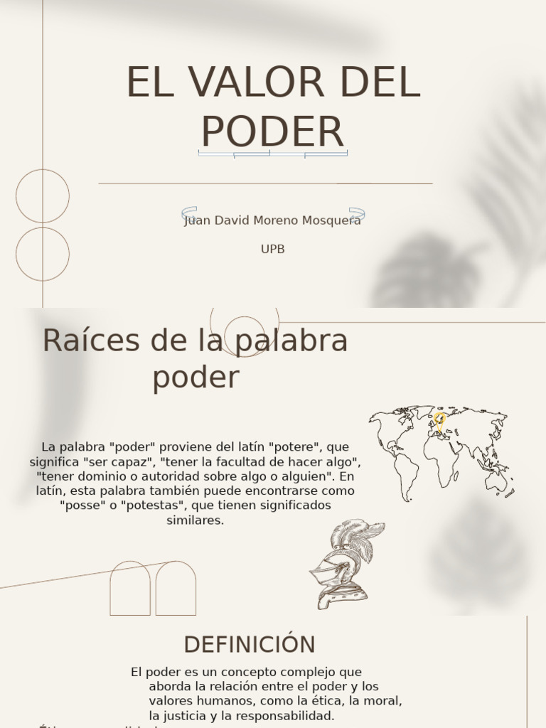 El valor del poder | PDF