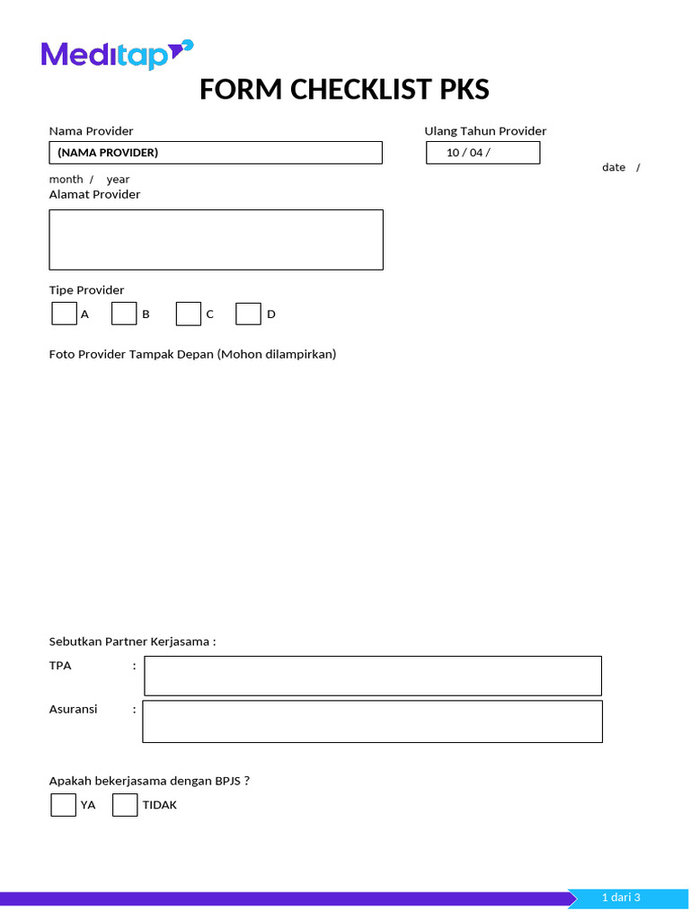 Form Checklist Rs | PDF