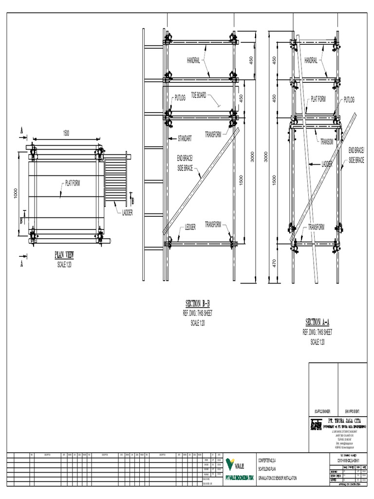 Scafolding Plan CONFERTER #2,3,4: (Scaffold Engineer) (Ehs Improvement ...