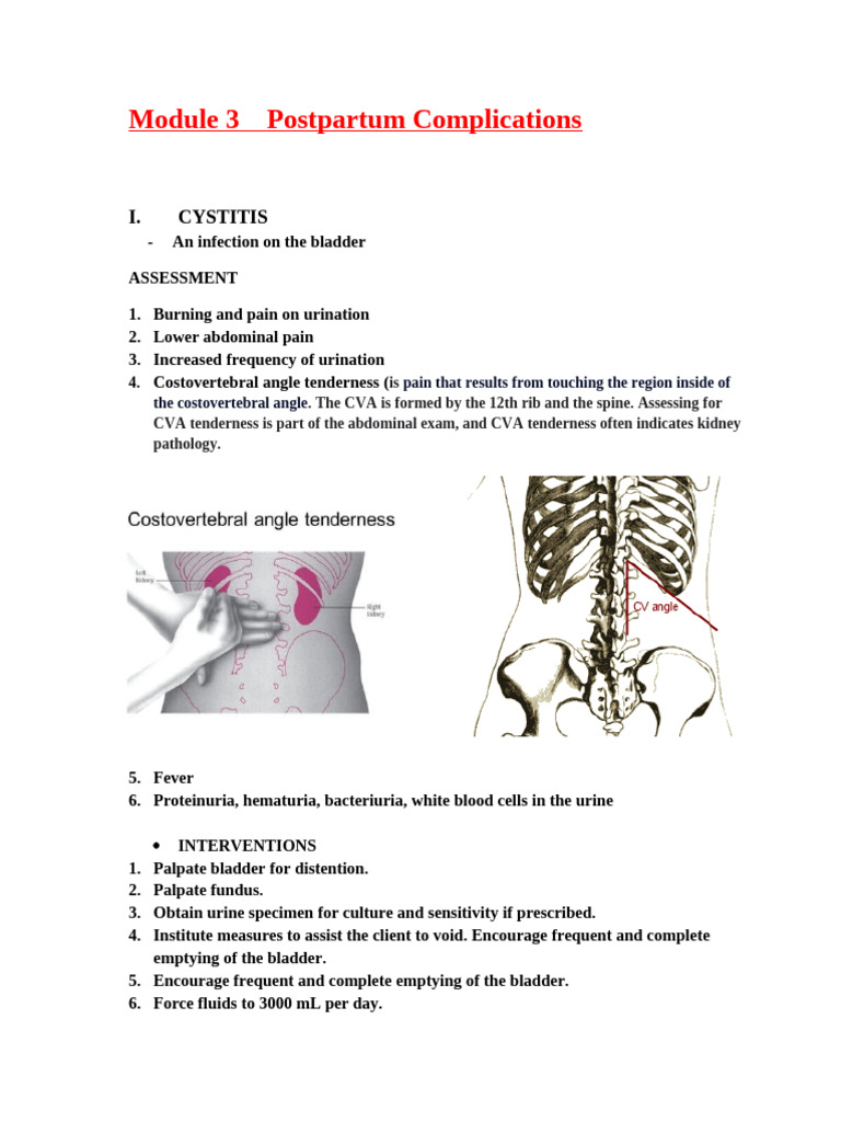 Module-3-Postpartum-Complications | PDF