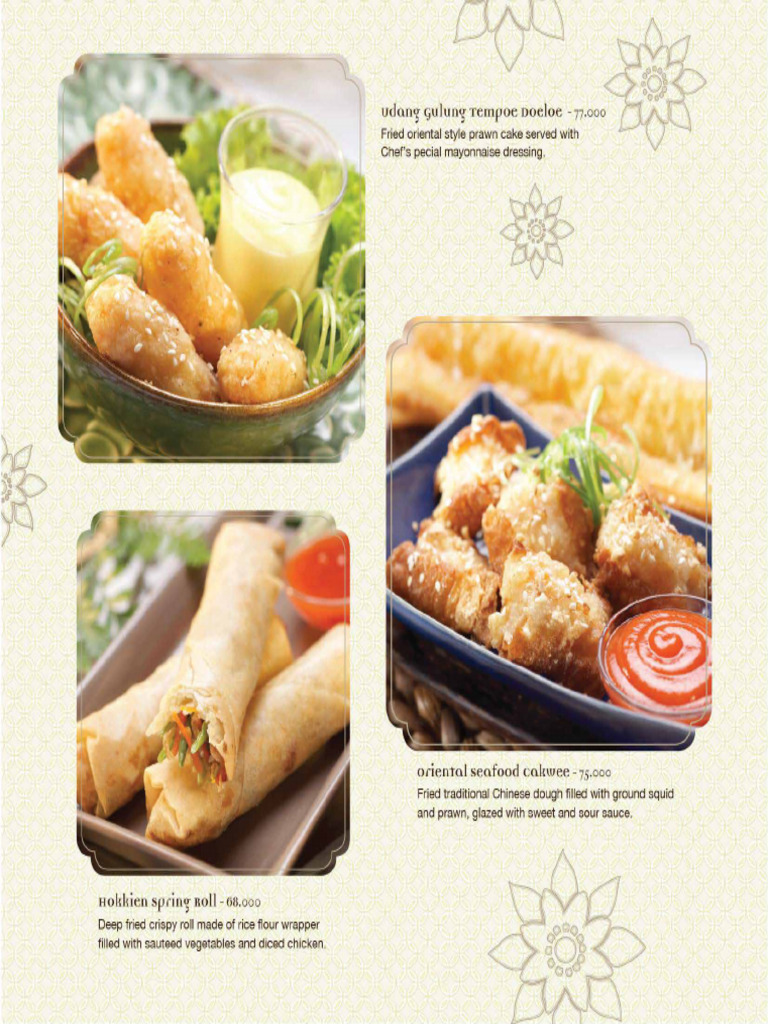 Seriburasa New Menu 2024 | PDF
