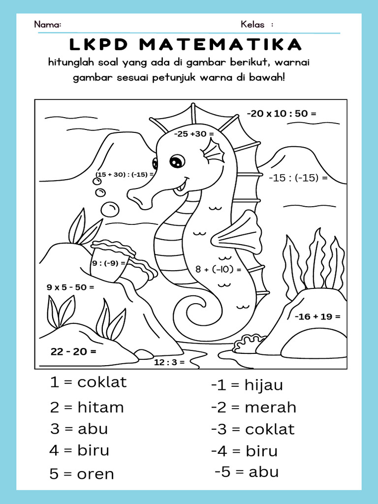 Lembar Kerja Tema Rekreasi Berwarna Ilustratif | PDF