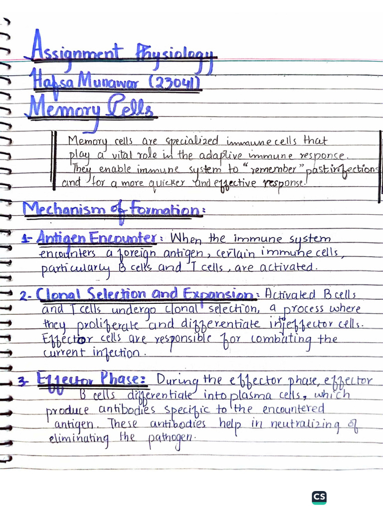 Physio Assignment | PDF