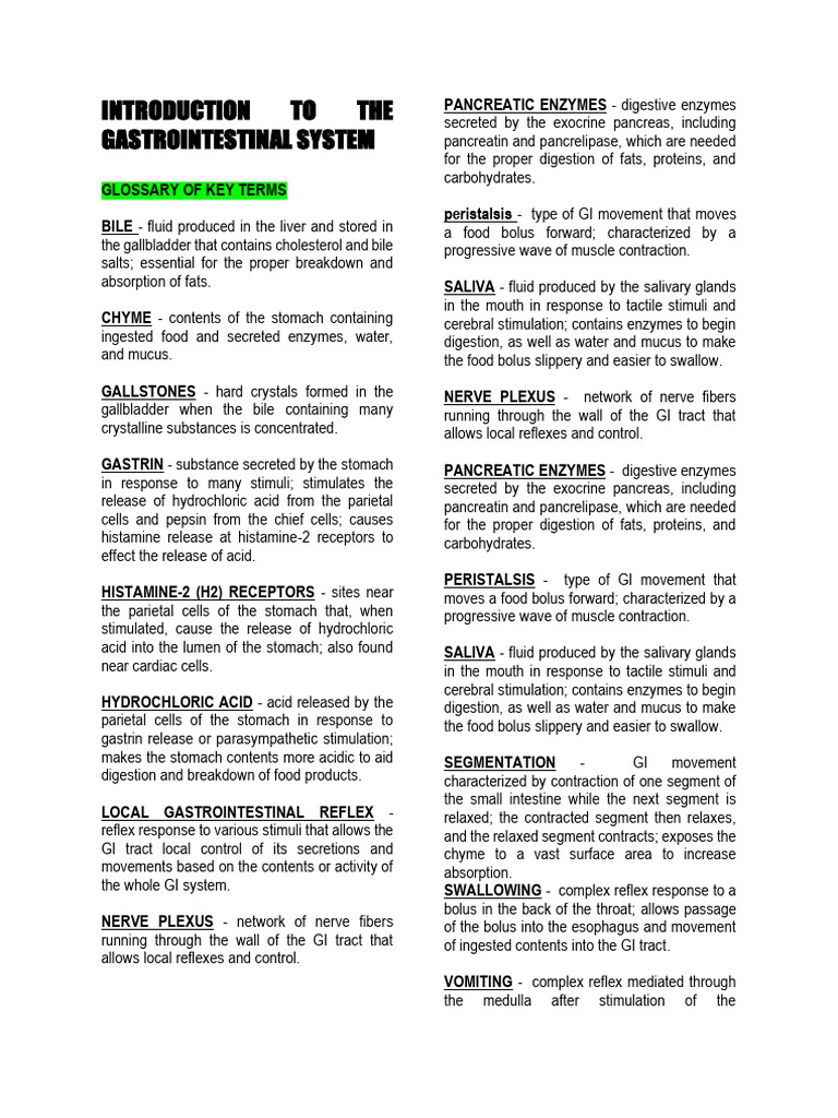 Gi System | PDF