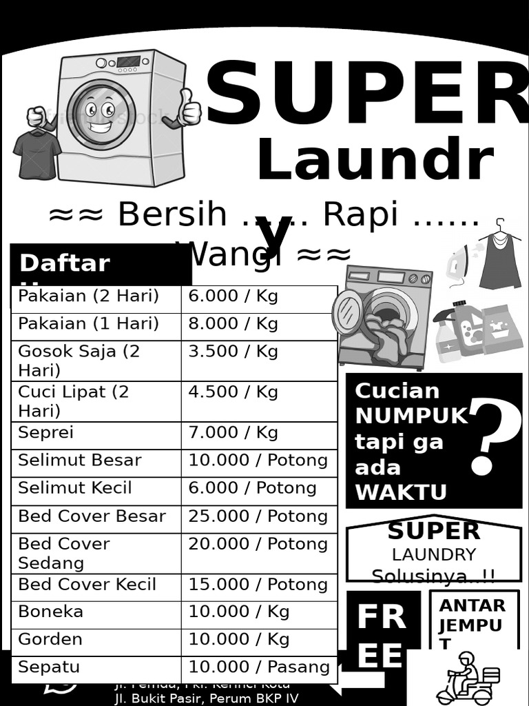 Brosur Laundry | PDF