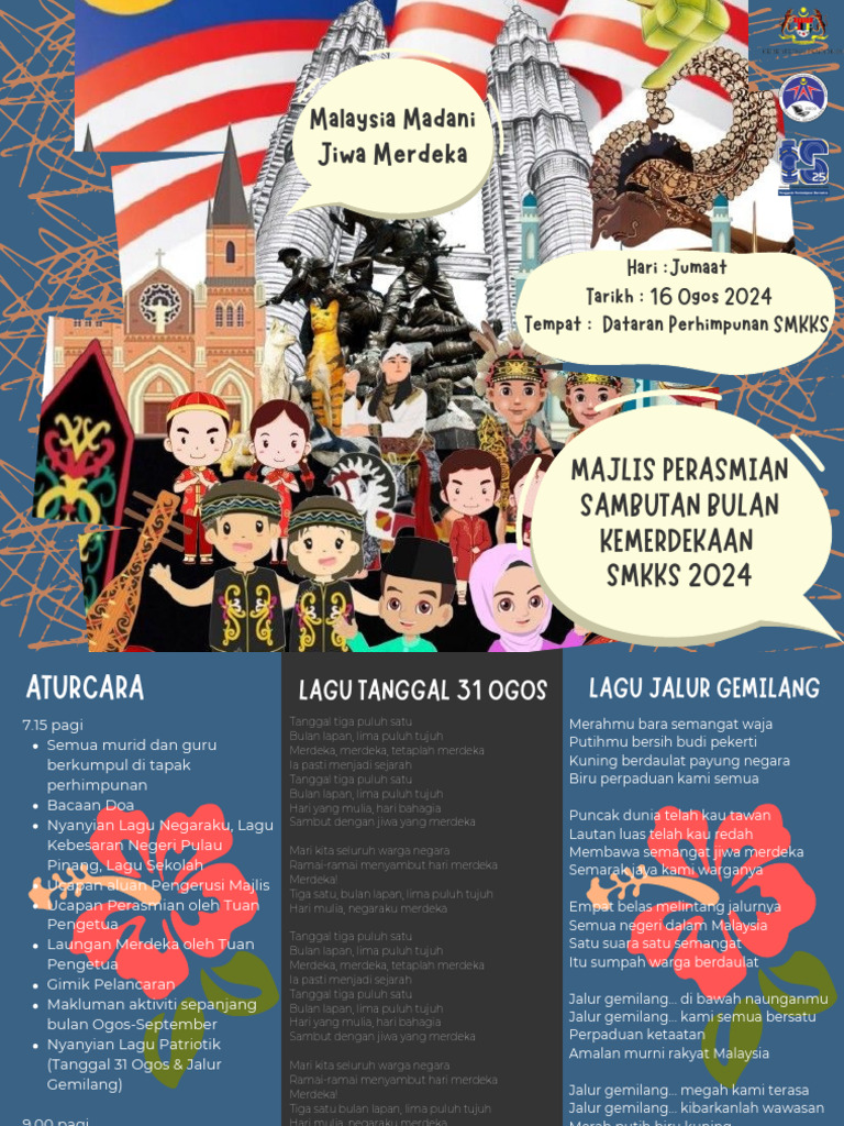 Brochure Sambutan Merdeka 2024 PDF | PDF