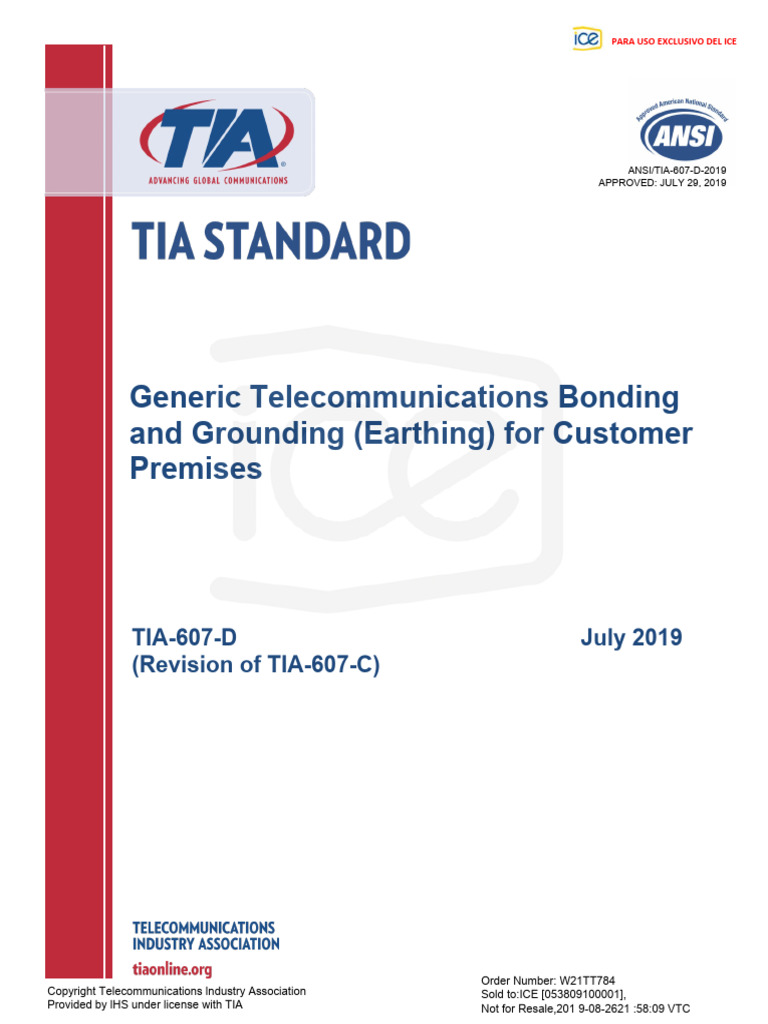 Tia 607D 2019 | PDF