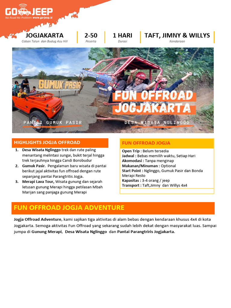 Jogja Offroad | PDF