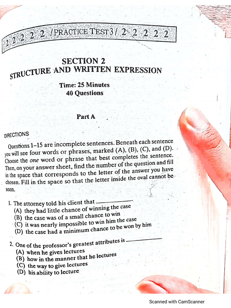 Toefl Book 3 | PDF