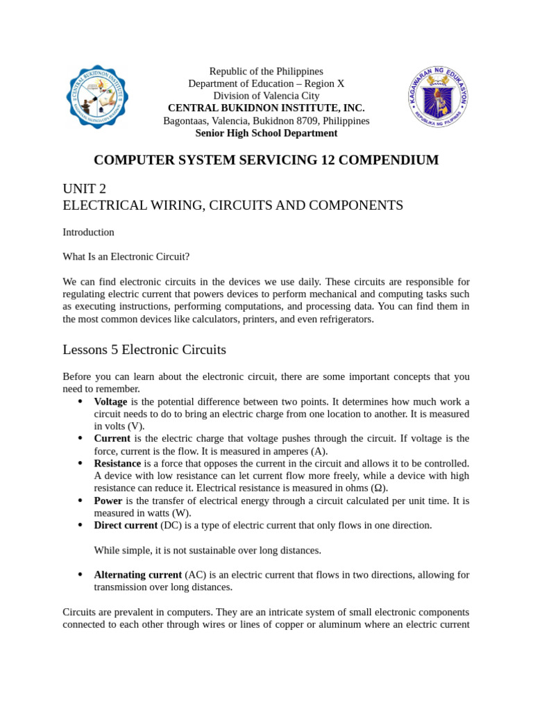 Compendium Development 5 | PDF | Electrical Network | Science & Mathematics