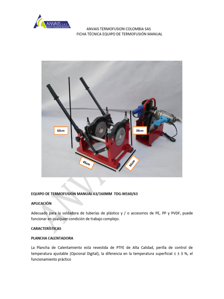 Equipo m160 TDG | PDF