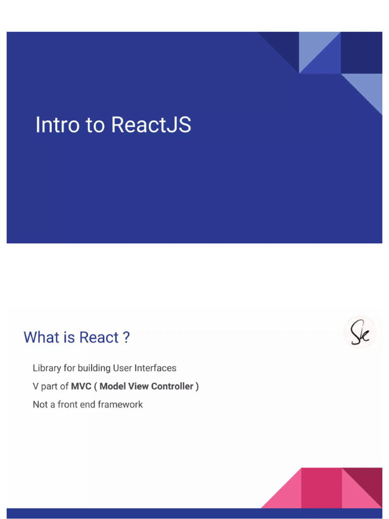 Introduction To React JS For Beginners 1 2048 | PDF