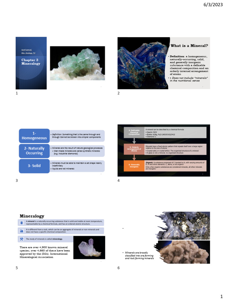 3 Mineralogy | PDF