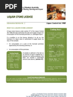 MER Application Procedure For A Liquor Licence | PDF