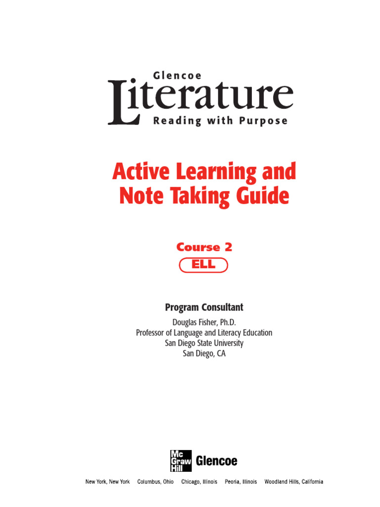 ELL 2 - Glencoe Literature - Reading With Purpose | PDF