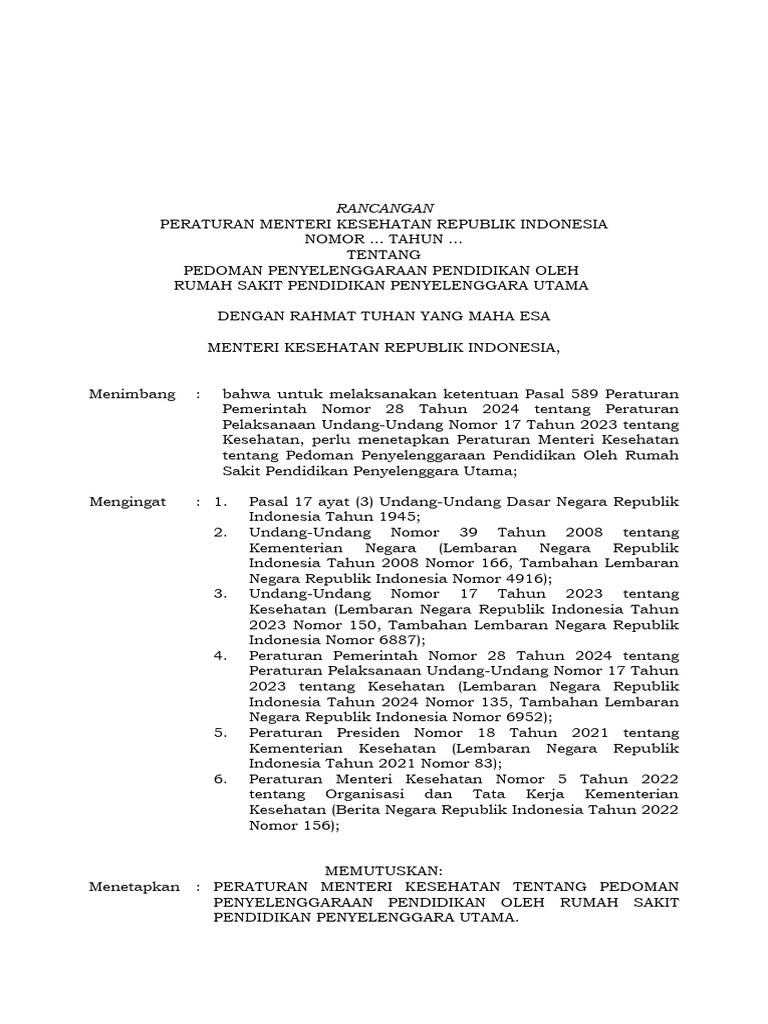 RPMK Pedoman RSPPU | PDF