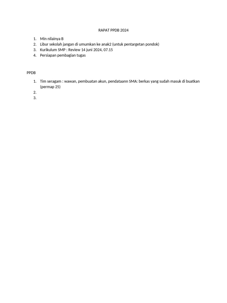 Rapat Ppdb 2024 Pdf