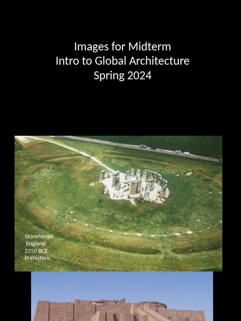 Global Architecture - Images For Midterm - Spring 2024 | PDF