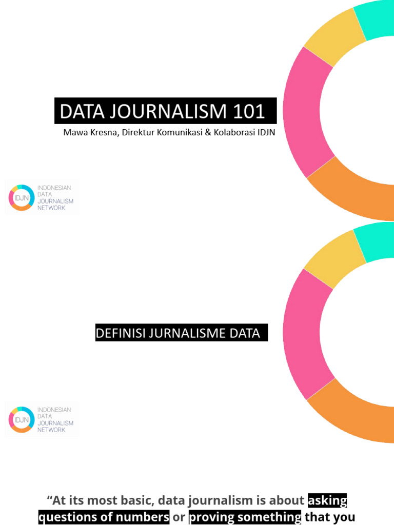 Data Journalism 101 Idjn Pptx 2 Pdf