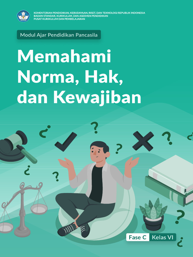 Modul Ajar Pendidikan Pancasila - Memahami Norma, Hak, Dan Kewajiban - Fase C | PDF