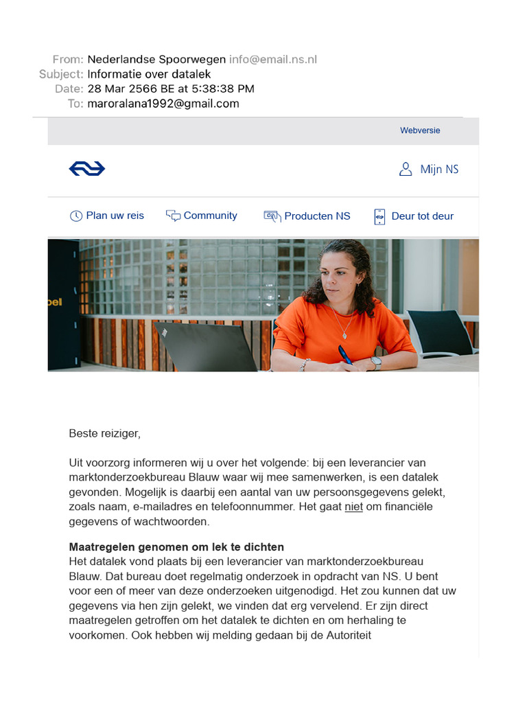 Informatie Over Datalek | PDF