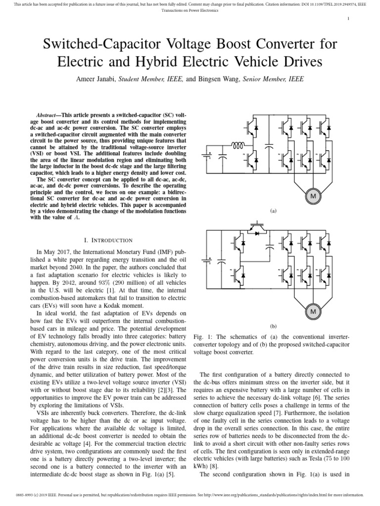 Switched-Capacitor Voltage Boost Converter For | PDF