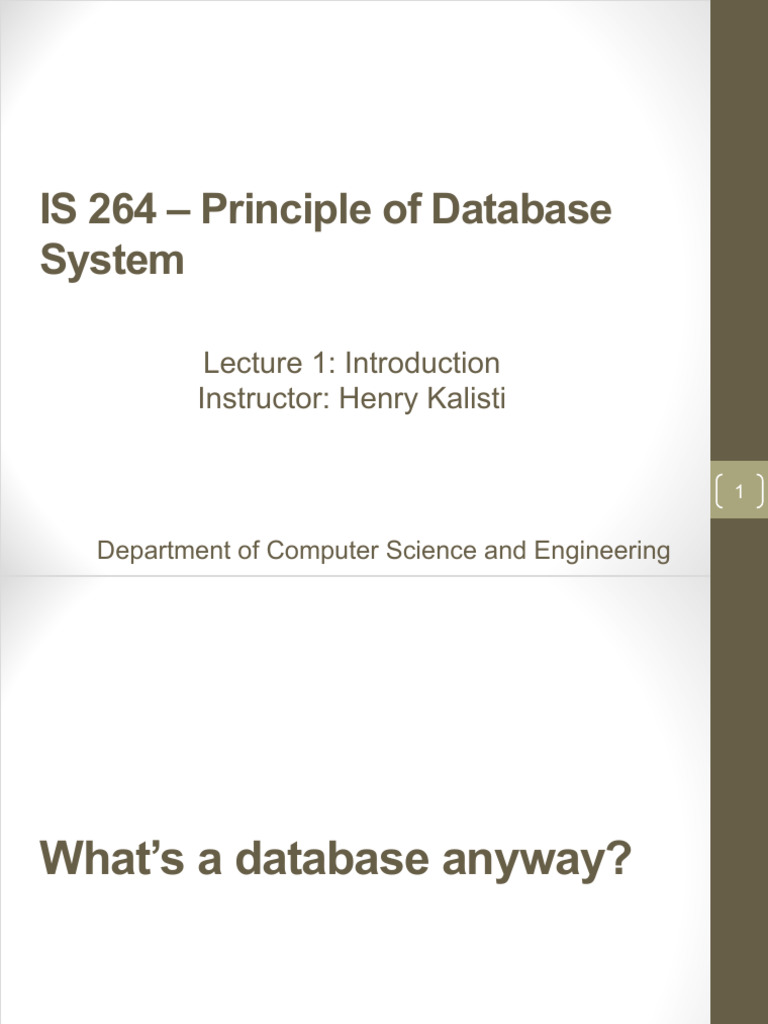 Lecture 1 Introduction Pdf