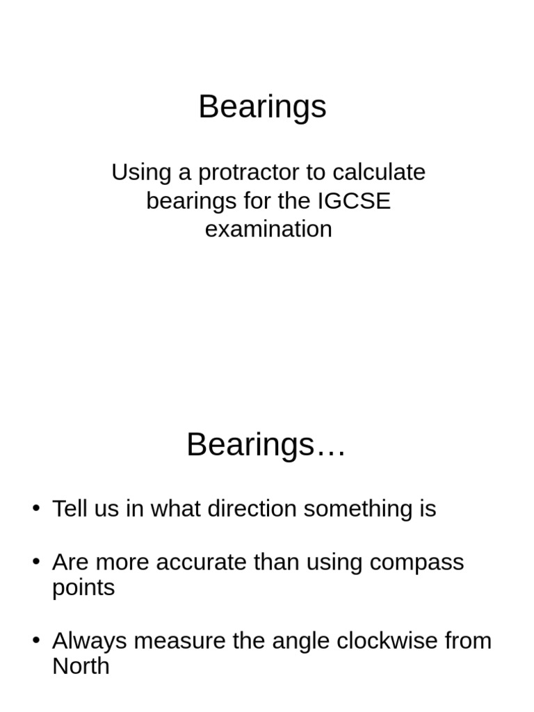 Taking Bearings | PDF