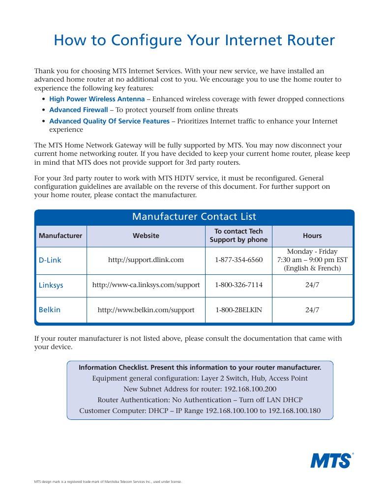 3rd Party Router Customer Configuration | Download Free PDF | Router (Computing) | Ip Address