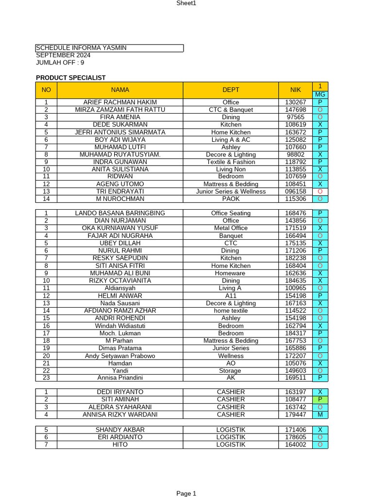 Schdule September 2024 | PDF