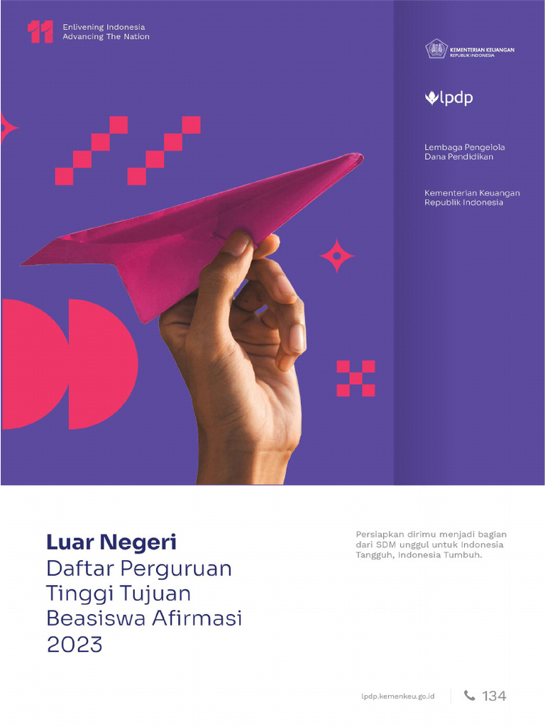 PT Tujuan LPDP Afirmasi LN 2023 | PDF