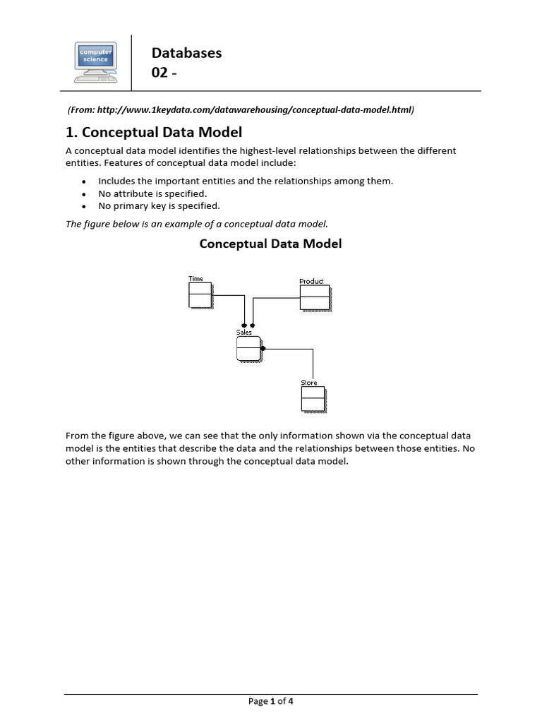 Databases 02 - Three Levels of Scheme | PDF