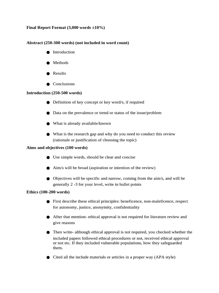 Structure of The Review Report2 | PDF | Information Science