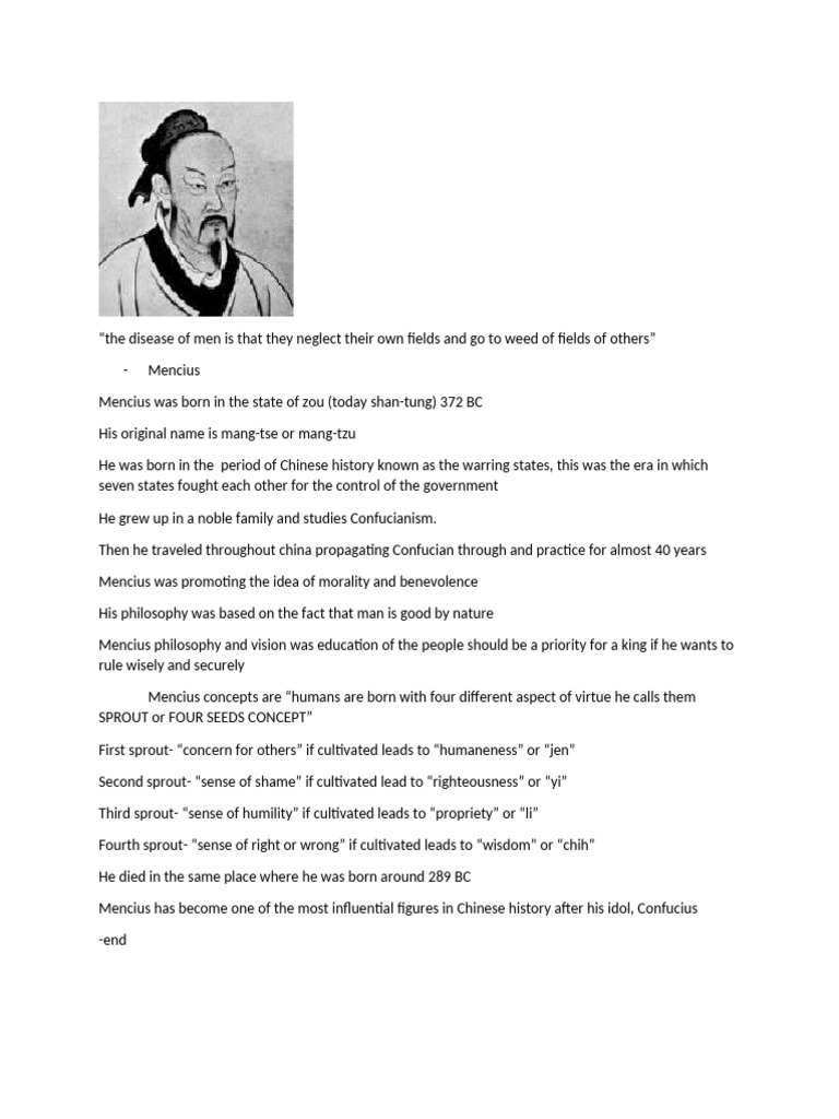 Mencius | PDF | Religion & Spirituality