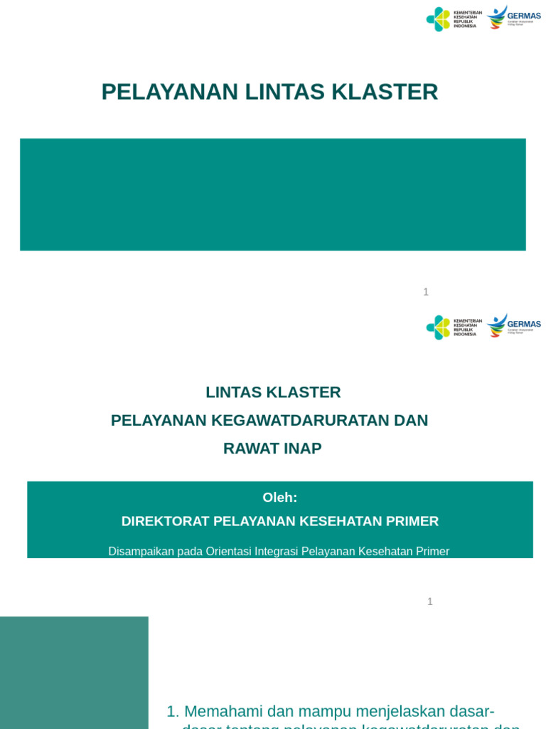 Lintas Klaster | PDF