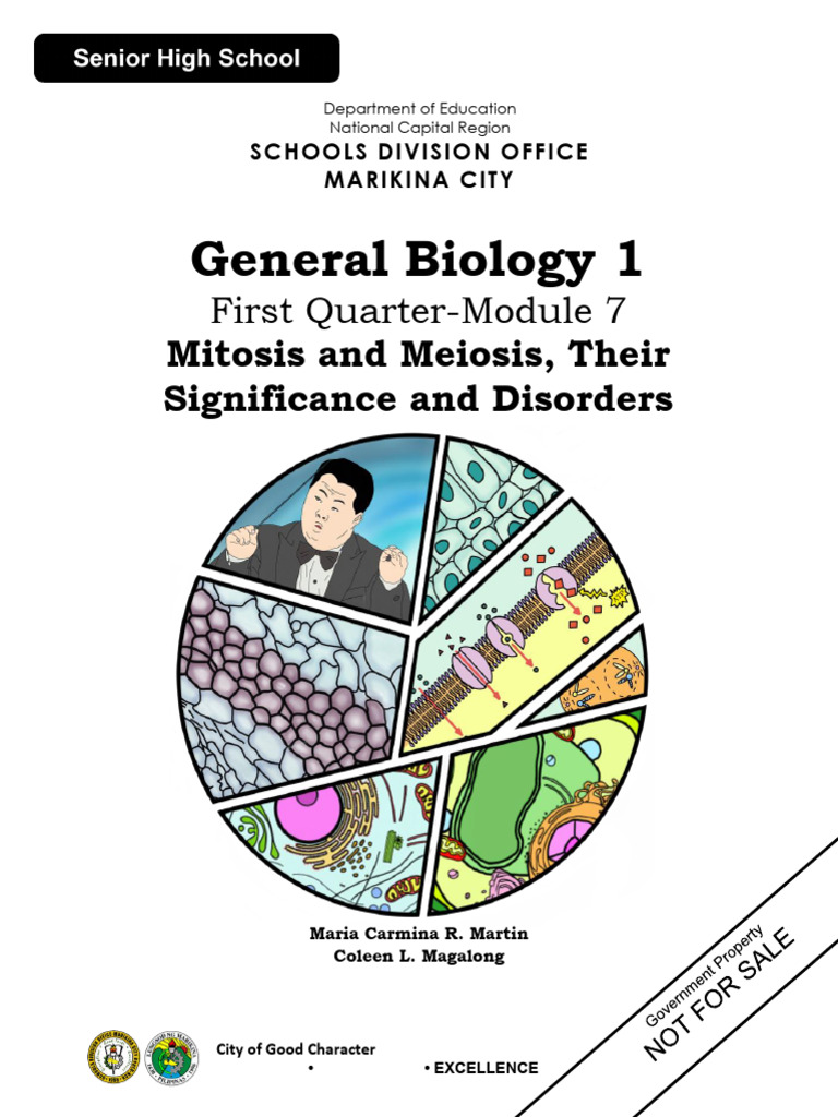 SHS - General Biology 1 - Q1 - M7 - Mitosis Meiosis | PDF