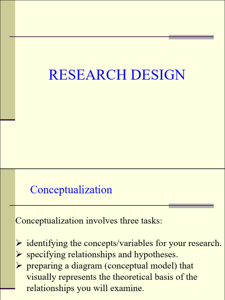 4-Research Design_ thiết kế nghiên cứu | PDF