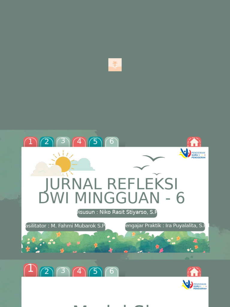 Jurnal Refleksi Dwi Mingguan - 6 | PDF