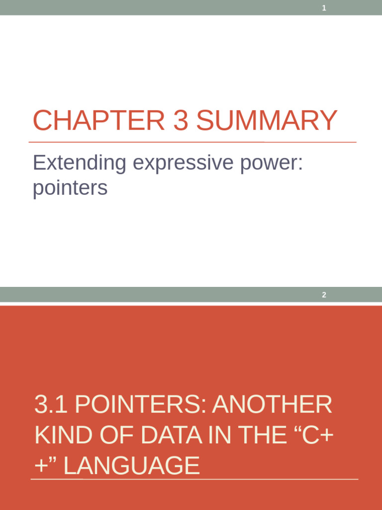 1 Pointers | PDF