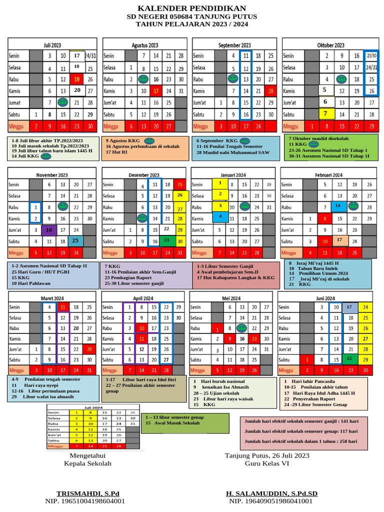 KALENDER PENDIDIKAN | PDF