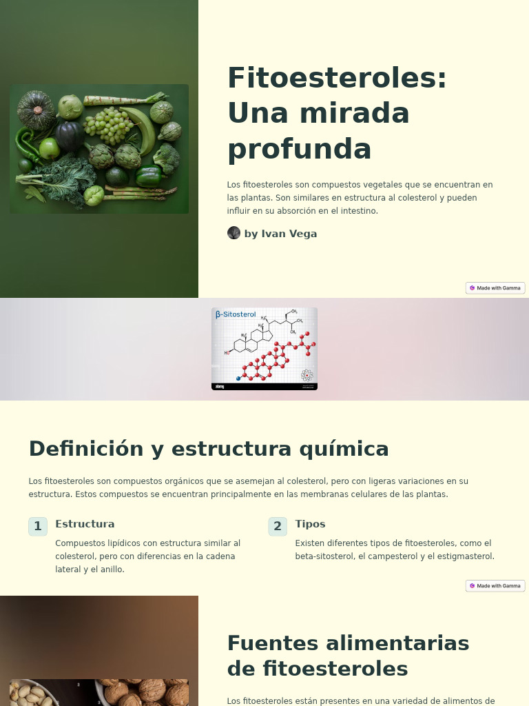 Fitoesteroles Una Mirada Profunda | PDF