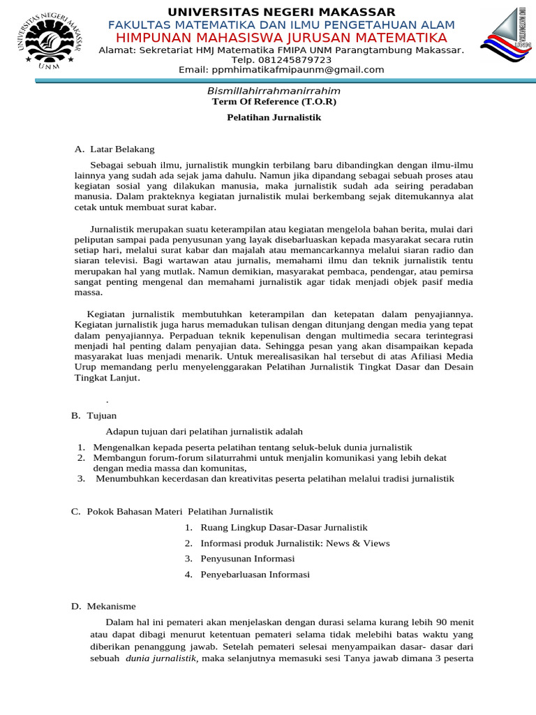 TOR Jurnalistik | PDF