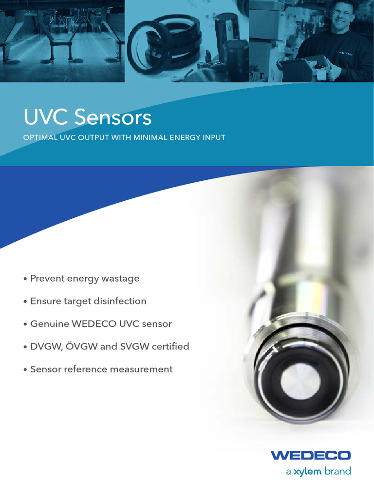 1865 Wedeco GWP Uvc Sensors | PDF | Ultraviolet | Energy Conservation