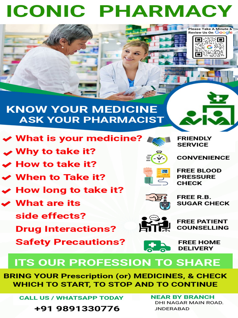 Pharmacy Poster (English) | PDF