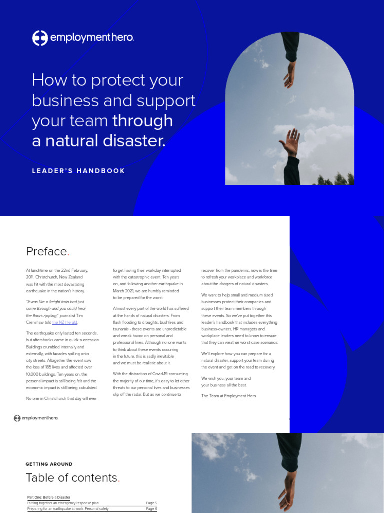Leaders Guide To Supporting Your Team Through A Natural Disaster | PDF