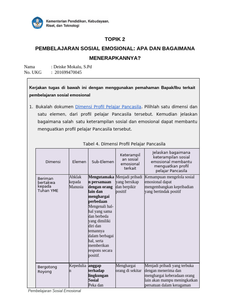 PSE - Topik 2 - Koneksi Antar Materi | PDF