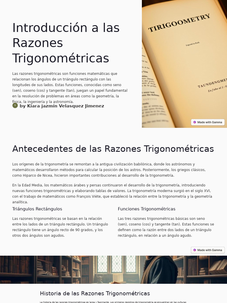 Introduccion A Las Razones Trigonometricas | PDF