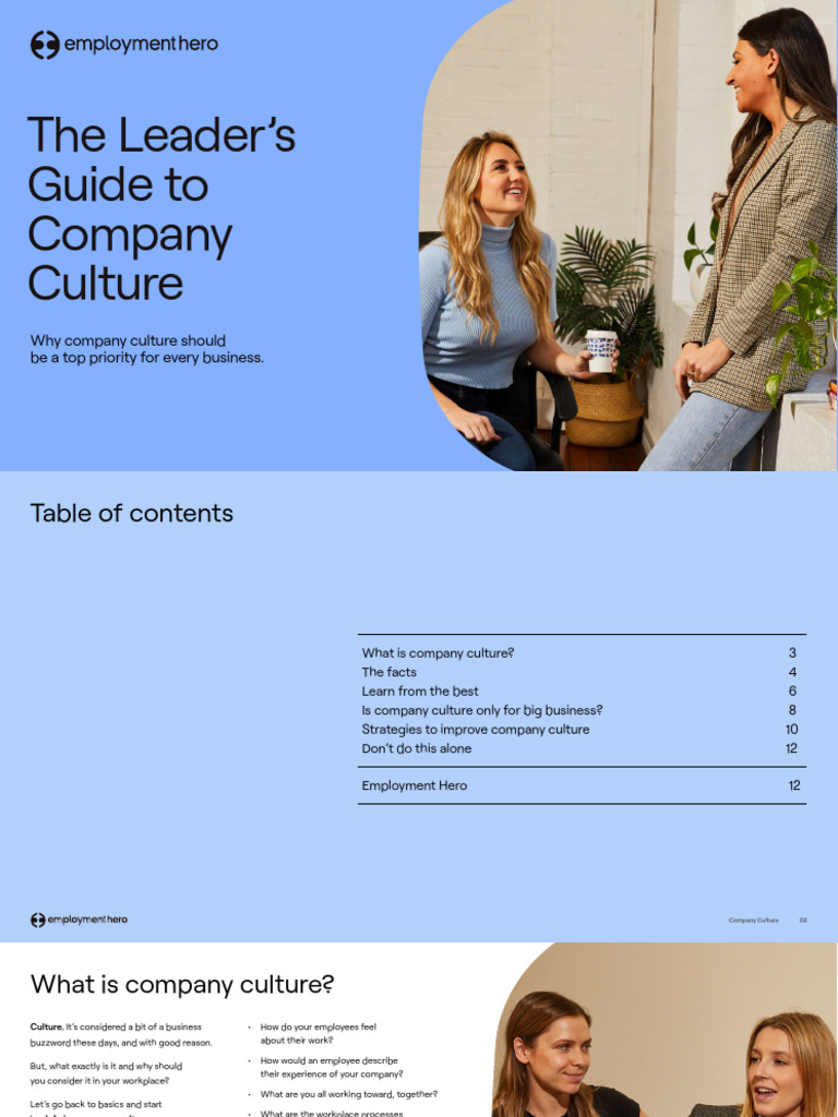 EmploymentHero Company Culture Guide | PDF