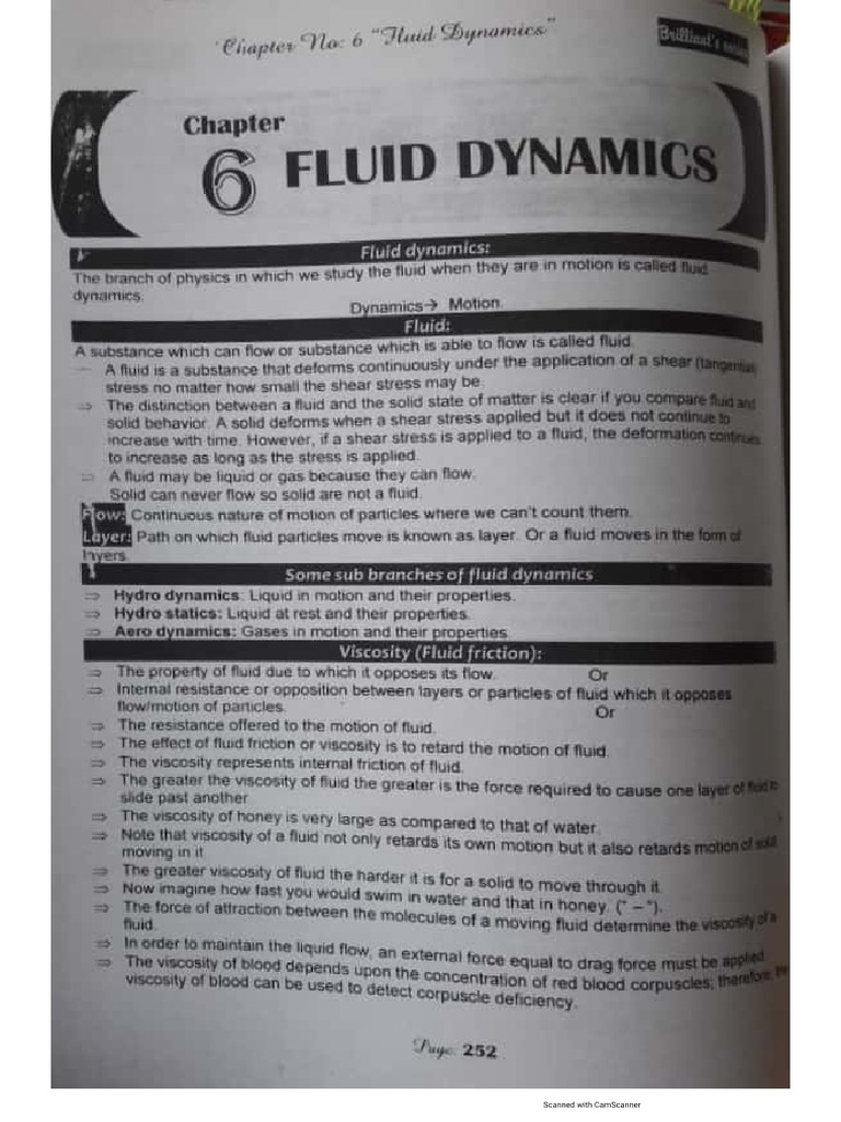 Fluid Dynamics | PDF