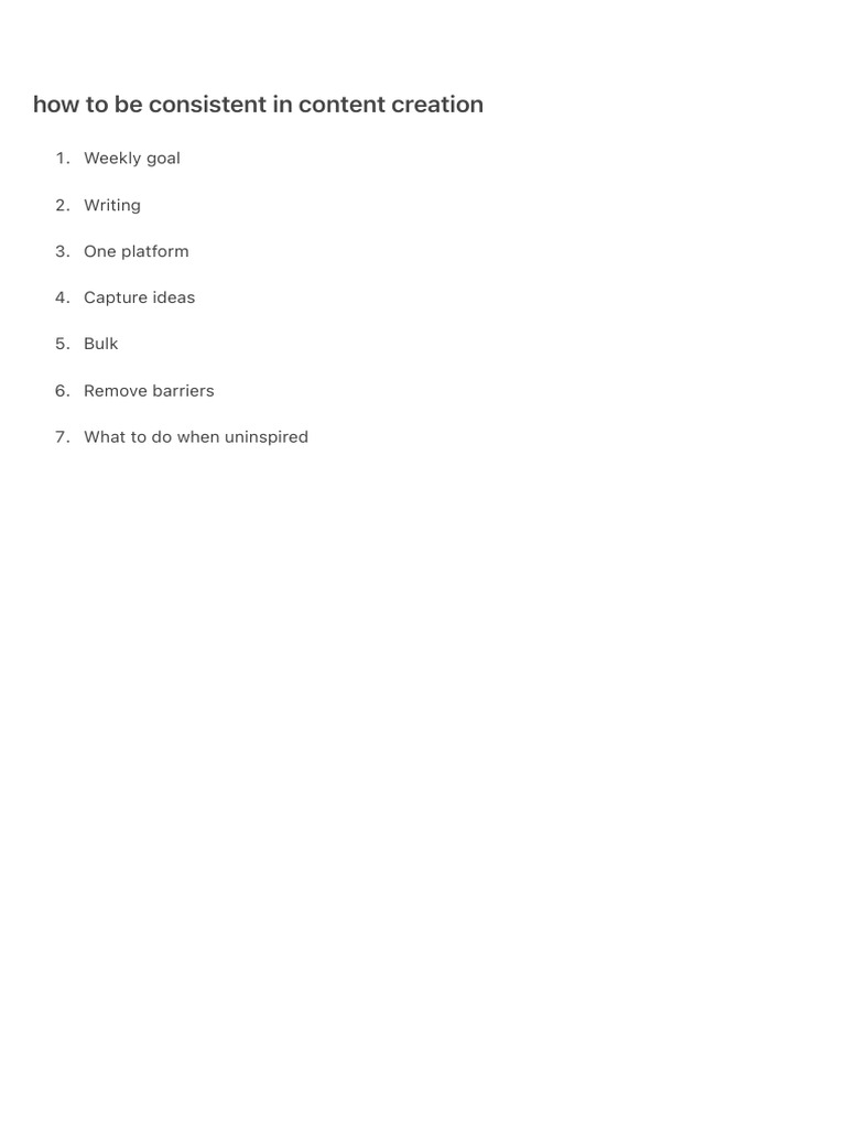 Content Writing Framework | PDF